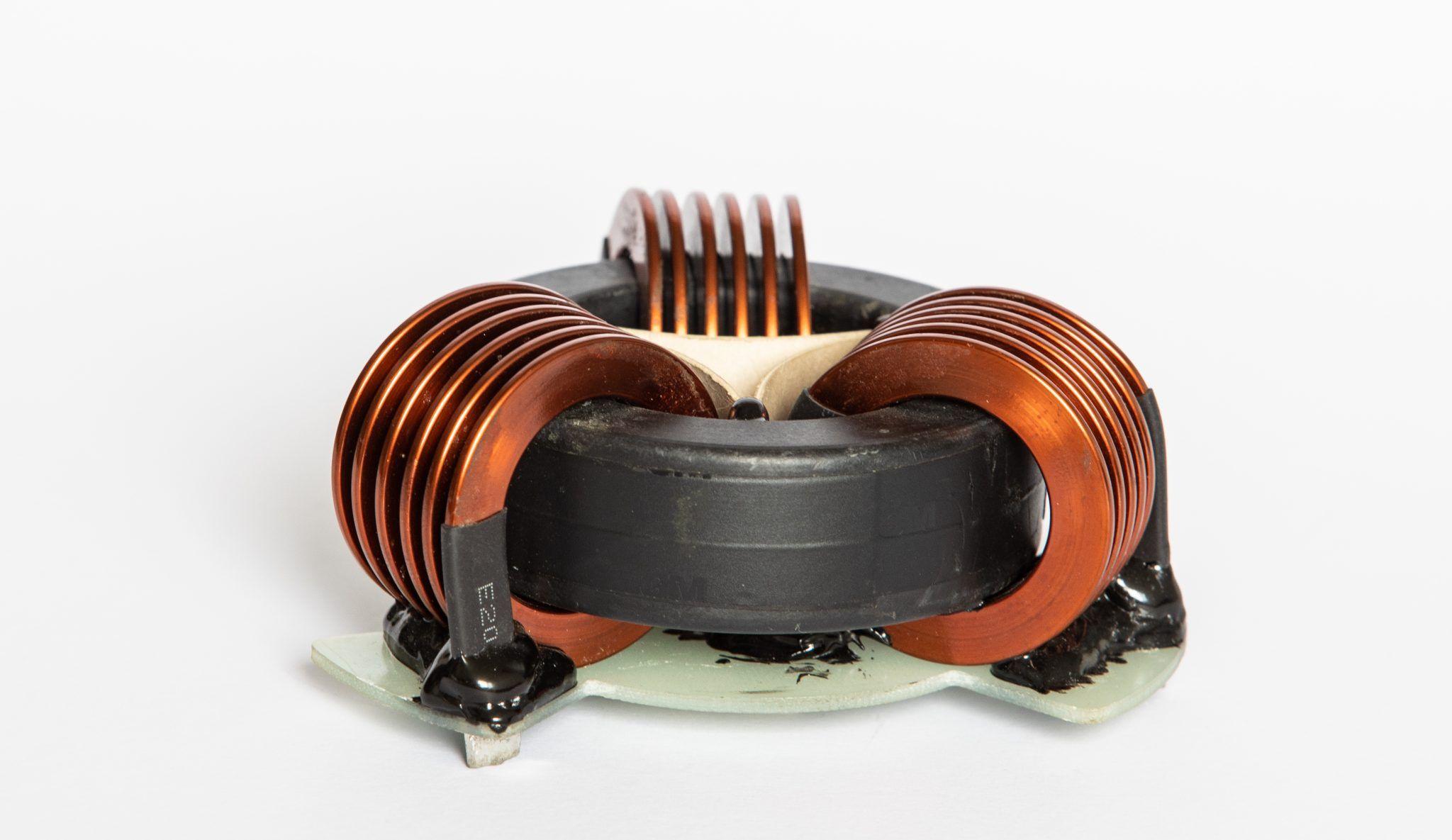 Common mode chokes to prevent electromagnetic interference